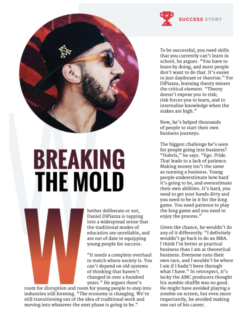 This Is The Story of Daniel DiPiazza – DanielDiPiazza.blog